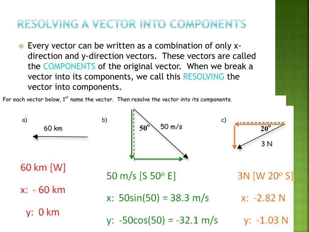 PPT - Comprehensive Review of Vectors and Trigonometry: Key Concepts ...