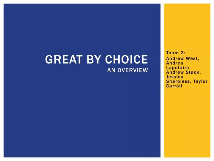 PPT - Great By Choice An Overview PowerPoint Presentation, free ...