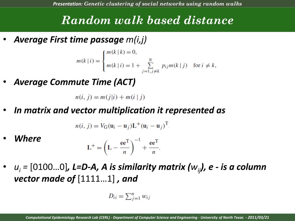 Ppt Presentation Genetic Clustering Of Social Networks Using Random