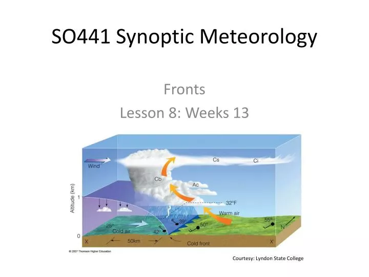 PPT - SO441 Synoptic Meteorology PowerPoint Presentation, free download ...