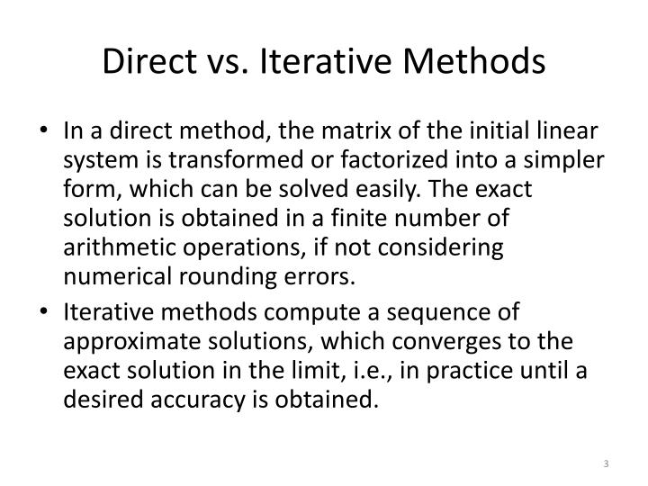 PPT - Direct and Iterative Methods for Sparse Linear Systems PowerPoint Presentation - ID:2527314