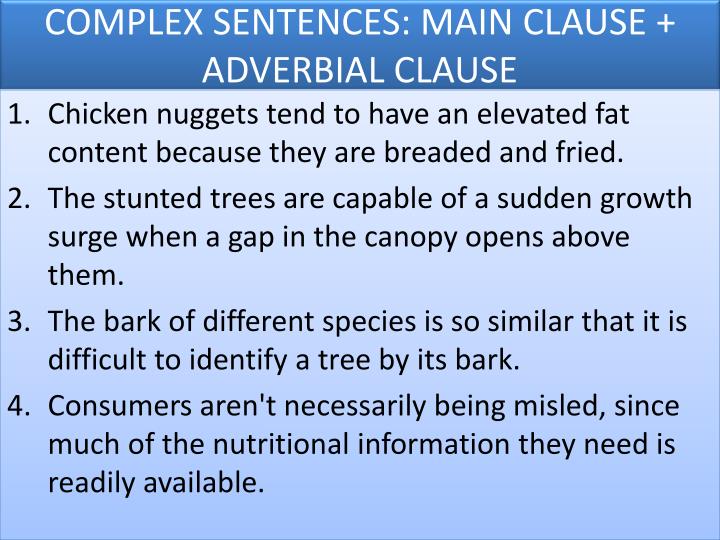 PPT - SIMPLE VS COMPLEX SENTENCES PowerPoint Presentation - ID:2527920