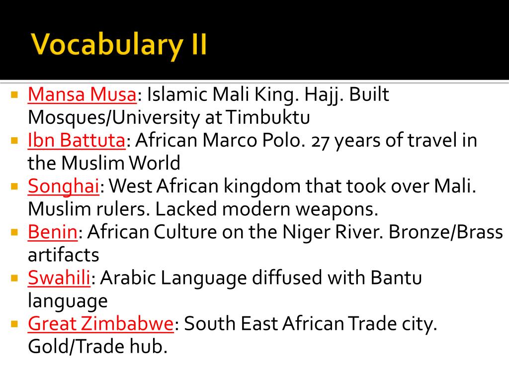 PPT - Chapter 15 Societies and Empires of Africa 800-1500 PowerPoint ...