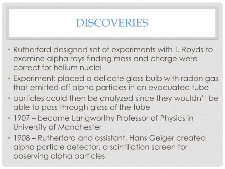 PPT - Ernest Rutherford PowerPoint Presentation - ID:2529914