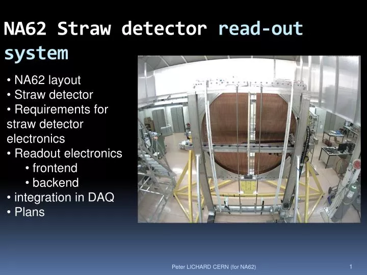 PPT - NA62 Straw detector read-out system PowerPoint Presentation, free ...