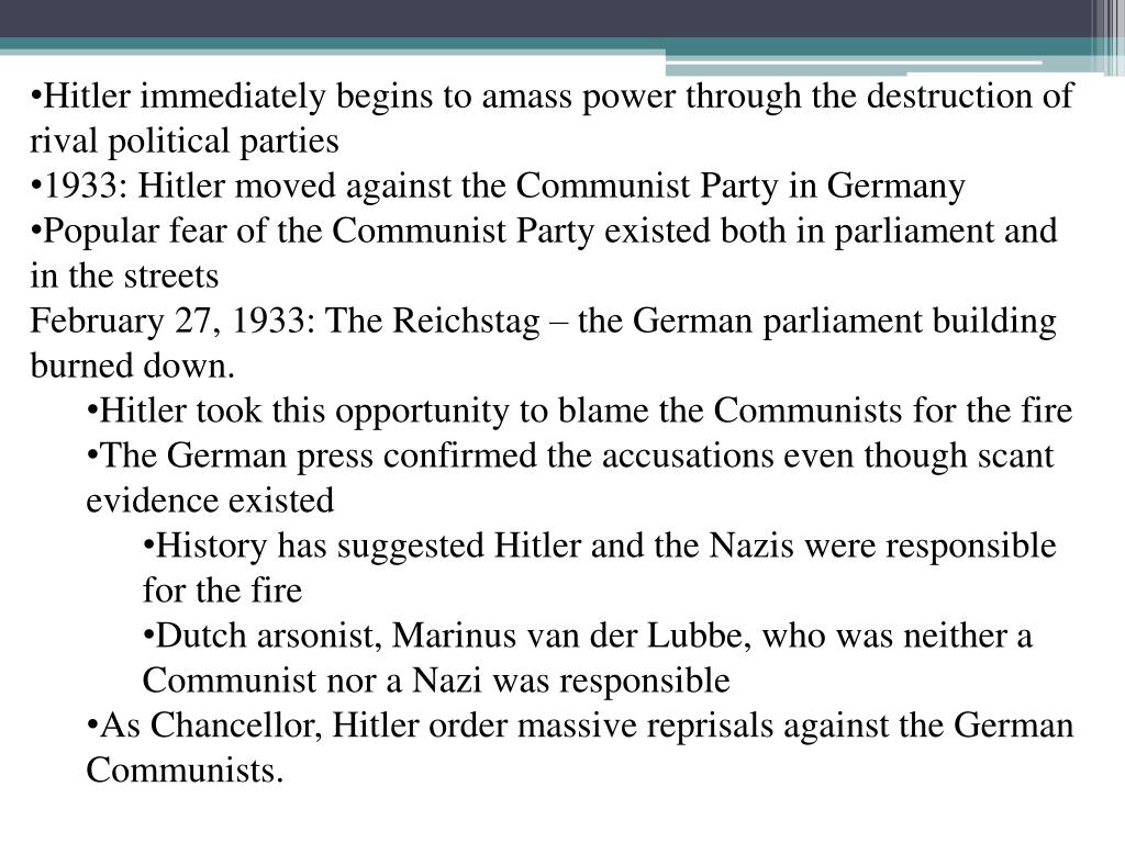 PPT - The Ascendancy of the Nazi Party: Germany's Political Landscape ...