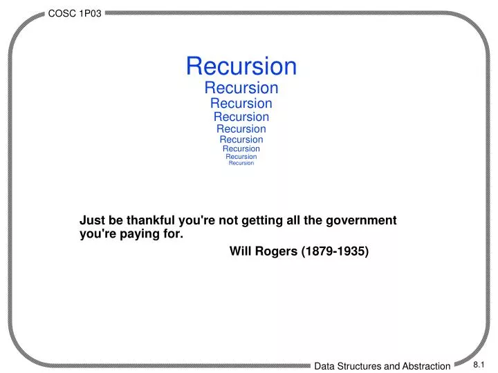 Ppt Recursion Recursion Recursion Recursion Recursion Recursion Recursion Recursion Recursion 8714
