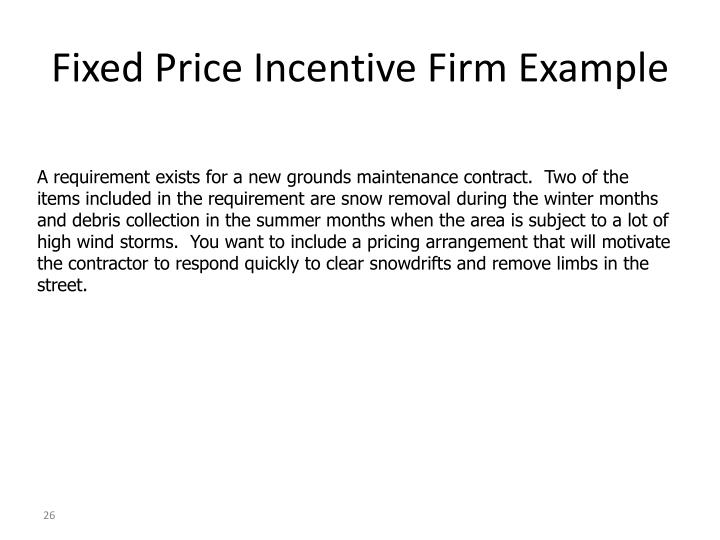 PPT - Fixed Price Contracts PowerPoint Presentation - ID:2530489