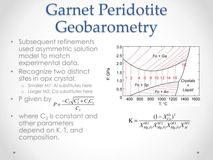 PPT - Thermobarometry PowerPoint Presentation - ID:2530594