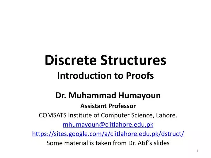 PPT - Discrete Structures Introduction to Proofs PowerPoint ... PPT - Discrete Structures Introduction to Proofs PowerPoint ...