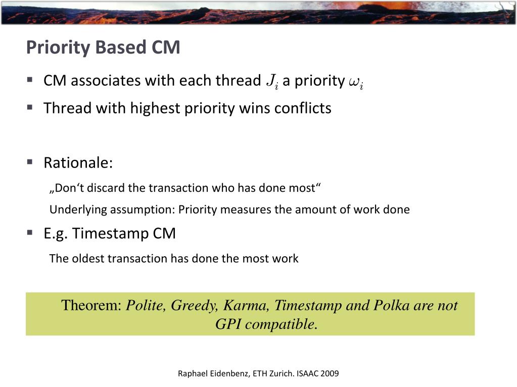 Ppt Good Programming In Transactional Memory Game Theory Meets Multicore Architecture