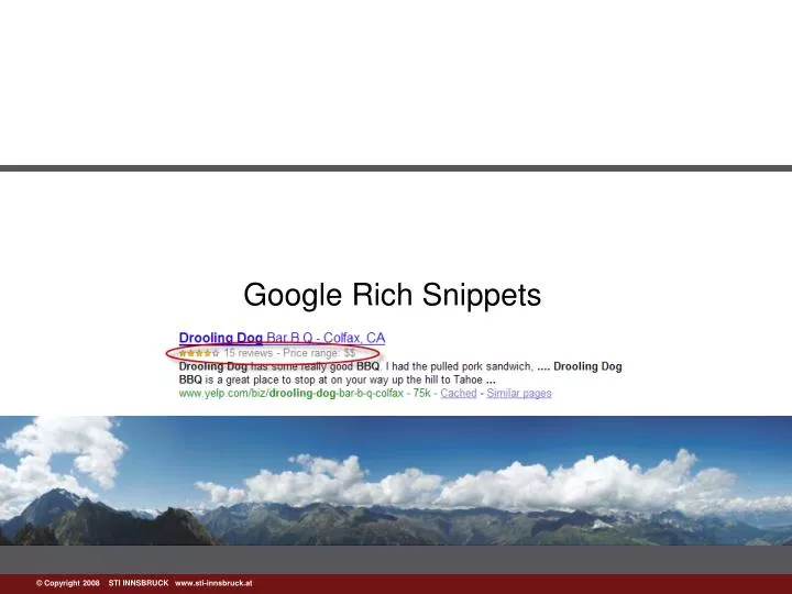 PPT - Google Rich Snippets PowerPoint Presentation, free download - ID ...