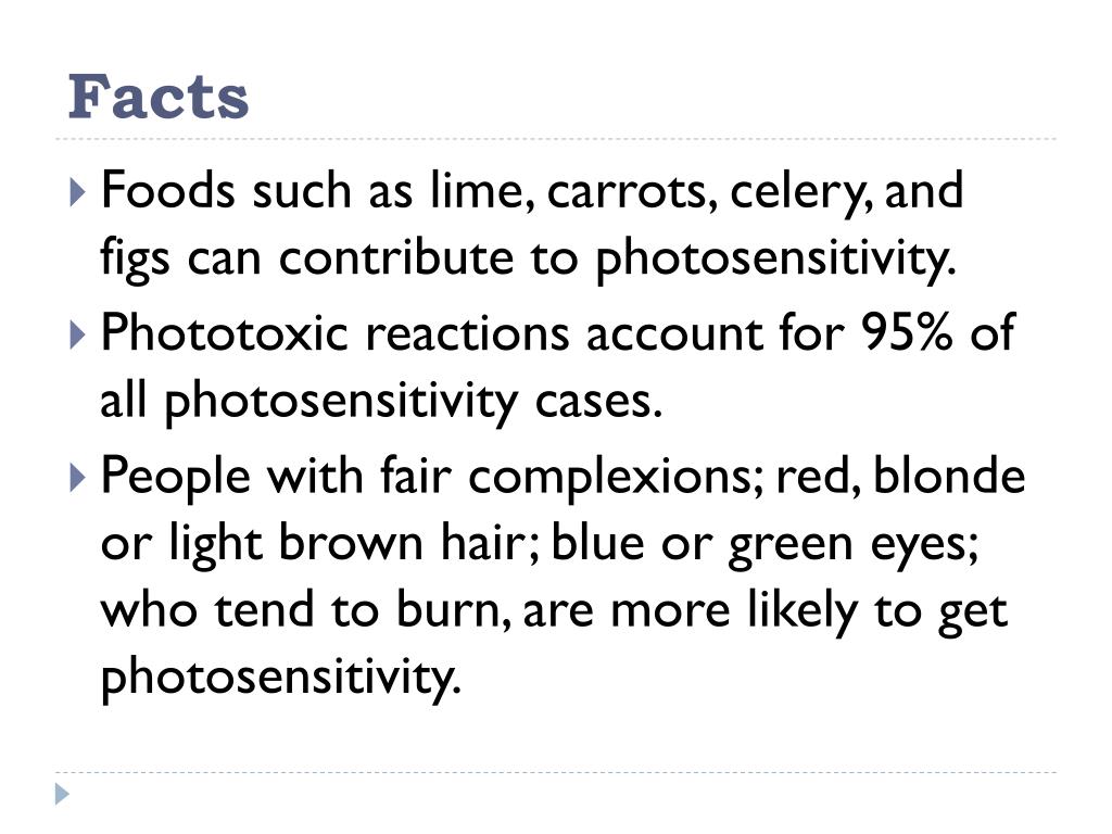 PPT - Phototoxic Drug Induced Photosensitivity PowerPoint Presentation ...