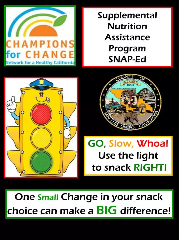 PPT - Supplemental Nutrition Assistance Program SNAP-Ed PowerPoint ...