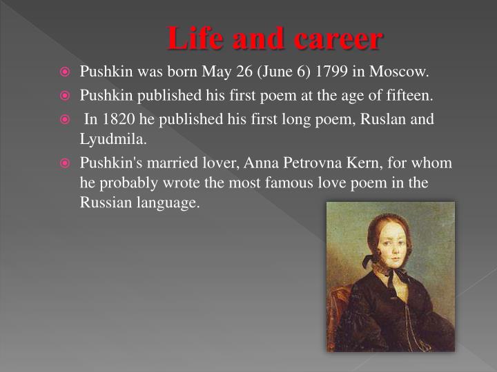 PPT - Alexander Pushkin PowerPoint Presentation - ID:2531835