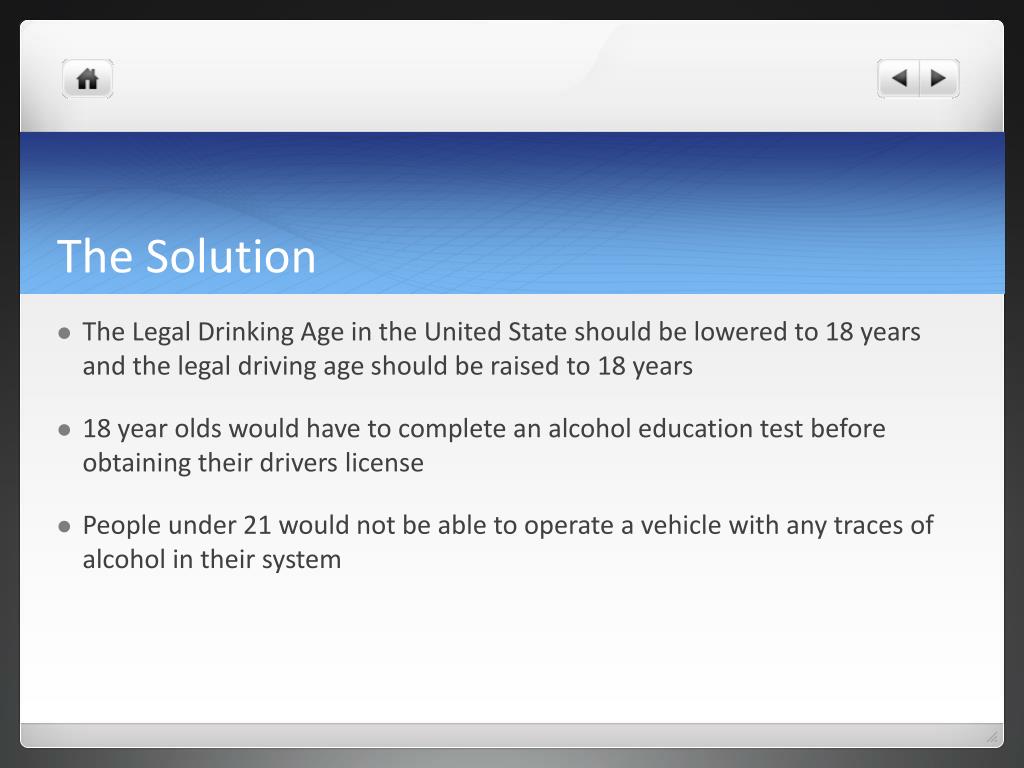 PPT - The Legal Drinking Age Debate PowerPoint Presentation, free ...