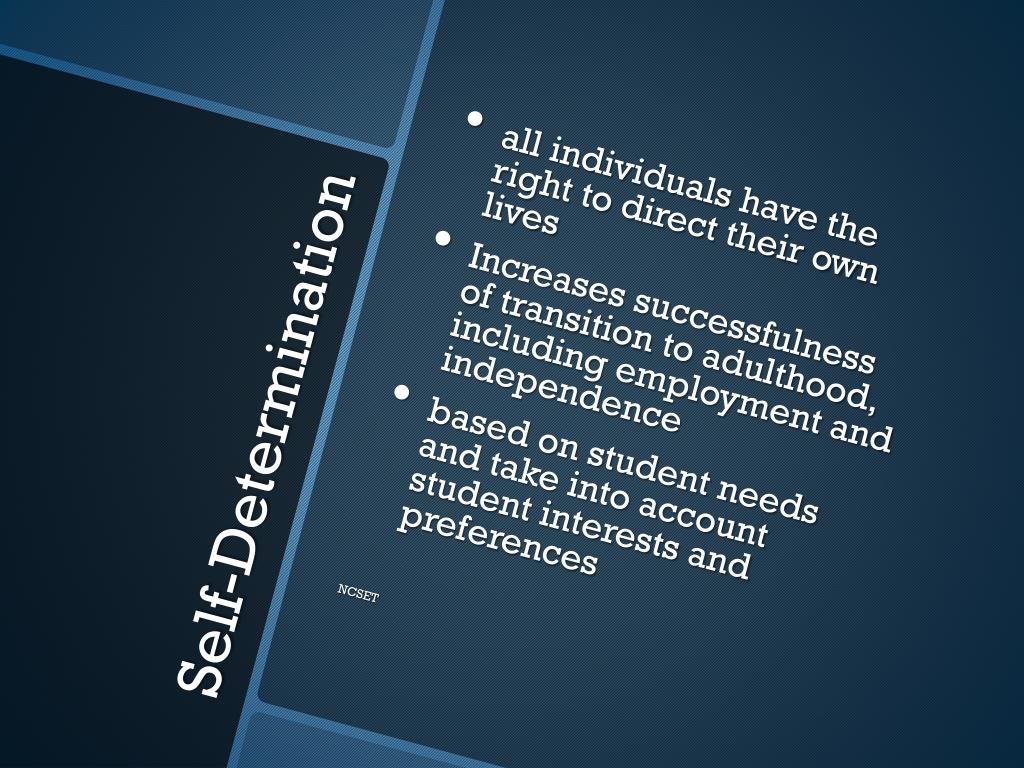PPT - Youth Self Determination and Leadership : Plan. Lead. Succeed ...