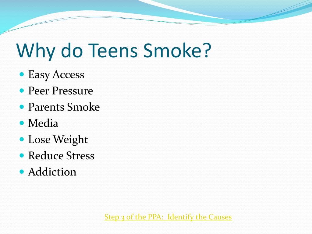 PPT - Teen Smoking PowerPoint Presentation, free download - ID:2532206