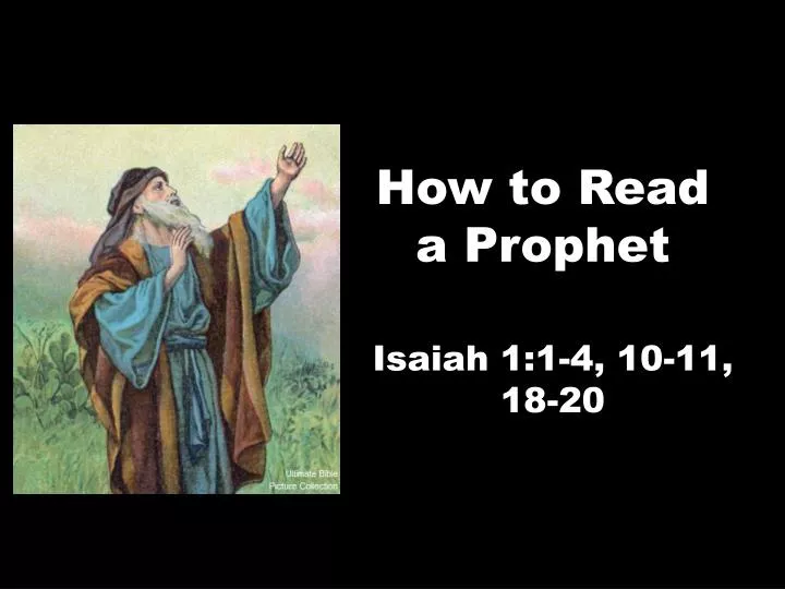 PPT - How to Read a Prophet PowerPoint Presentation, free download - ID ...