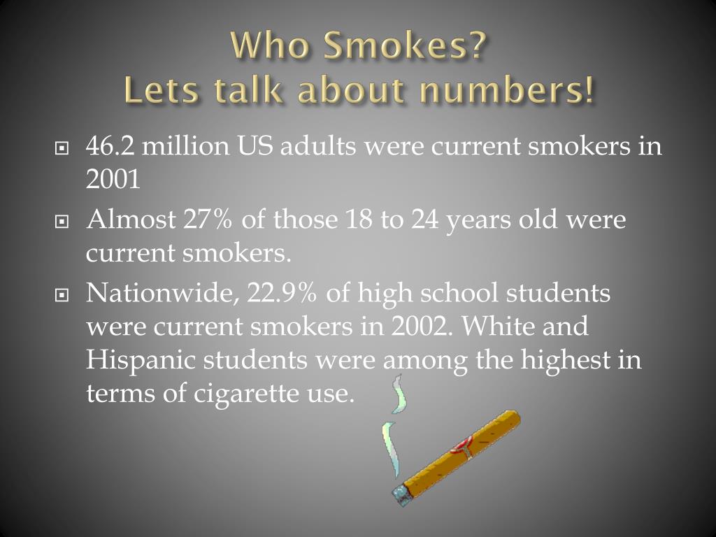 PPT - Cigarette Smoking and Chewing Tobacco PowerPoint Presentation ...