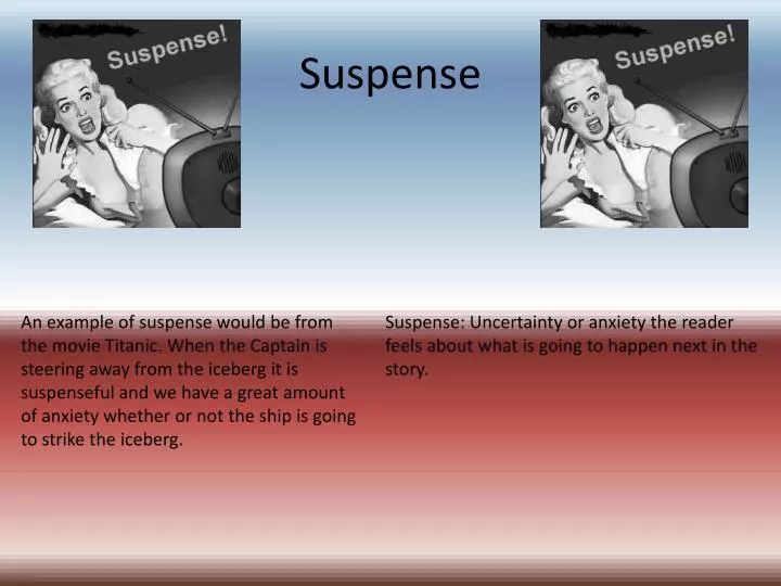 PPT - Suspense PowerPoint Presentation, free download - ID:2532337