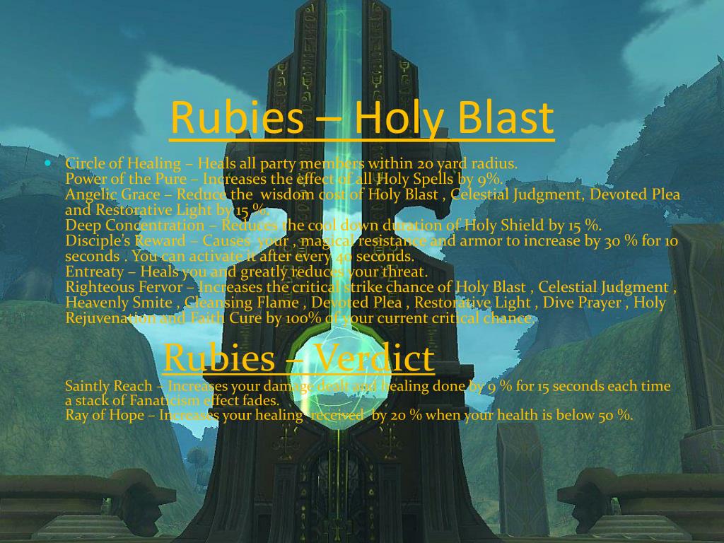 PPT - Blood sun’s Full Healer Build PowerPoint Presentation, free ...