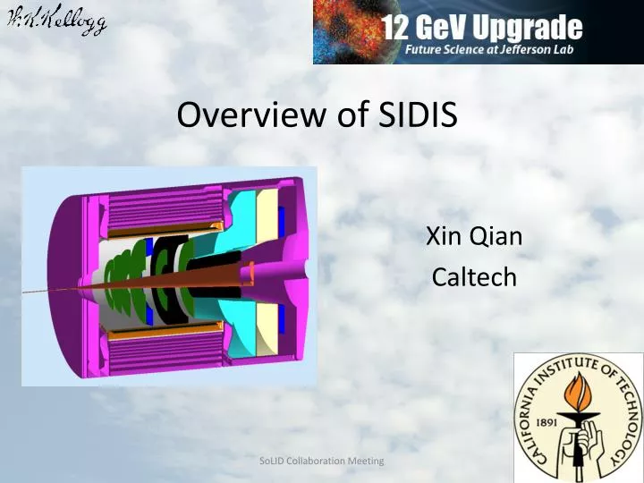 PPT - Overview of SIDIS PowerPoint Presentation, free download - ID:2533236