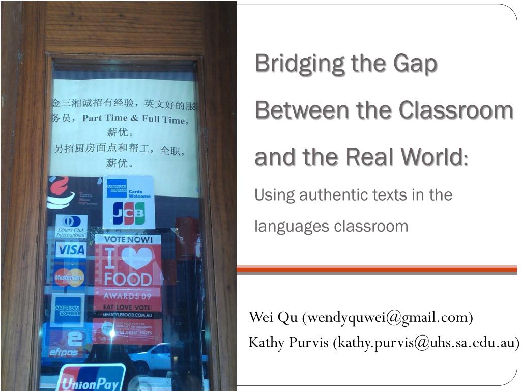 PPT - Wei Qu (wendyquwei@gmail) Kathy Purvis (kathy.purvis@uhs.sa.au ...