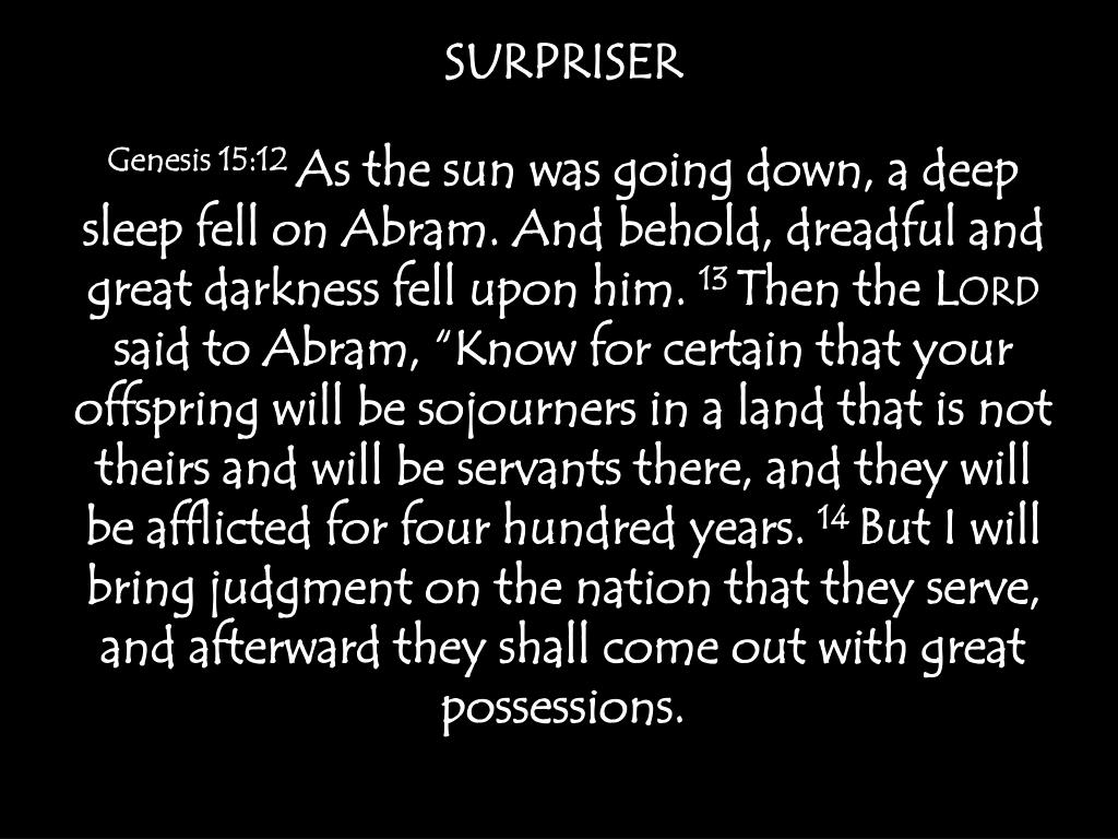 PPT - Genesis Teaches Faith: Covenanter Genesis 15:7-21 PowerPoint ...