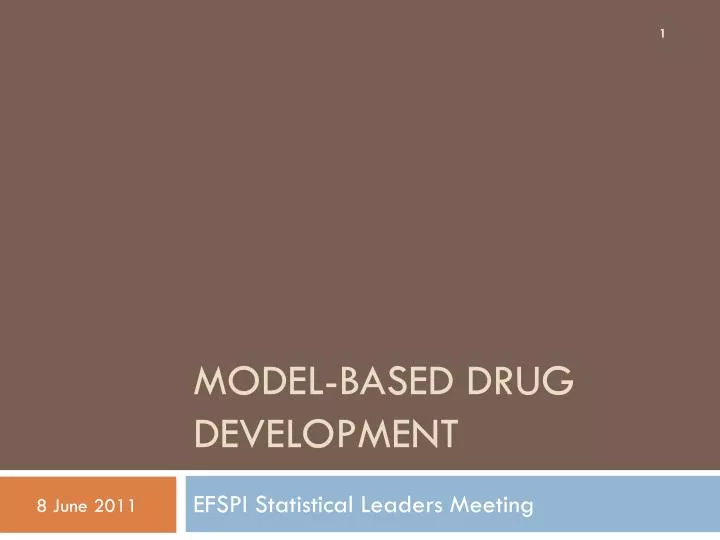 PPT - Model-Based Drug development PowerPoint Presentation, free ...