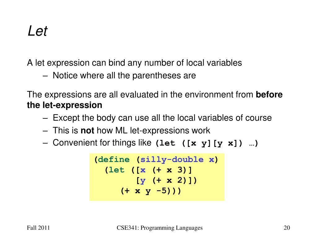 Ppt Cse341 Programming Languages Lecture 14 Introduction To Racket Powerpoint Presentation