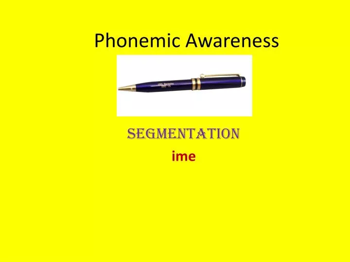 PPT - Phonemic Awareness PowerPoint Presentation, free download - ID ...