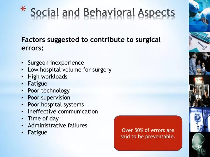 PPT - Social and Behavioral Aspects PowerPoint Presentation, free ...