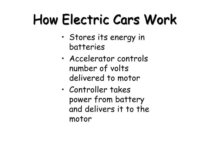 PPT - How Electric Cars Work PowerPoint Presentation, free download ...