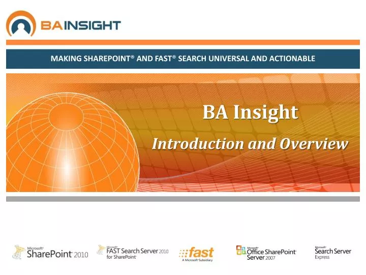 PPT - BA Insight PowerPoint Presentation, free download - ID:2535459