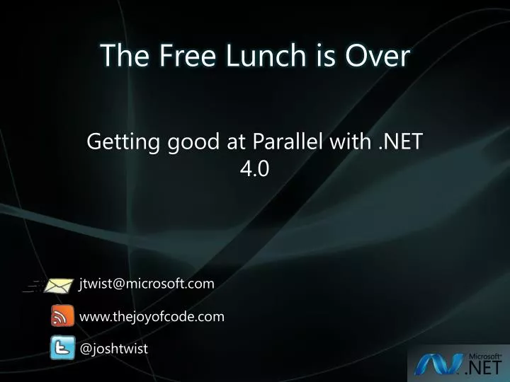 PPT - The Free Lunch is Over PowerPoint Presentation, free download ...
