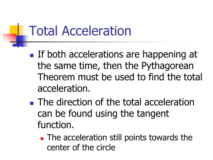 PPT - Tangential and Centripetal Acceleration PowerPoint Presentation ...