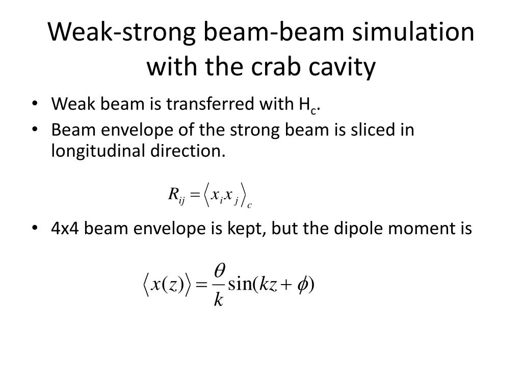 PPT - K. Ohmi , KEK CARE-HHH, LHC beam-beam and beam-beam compensation ...