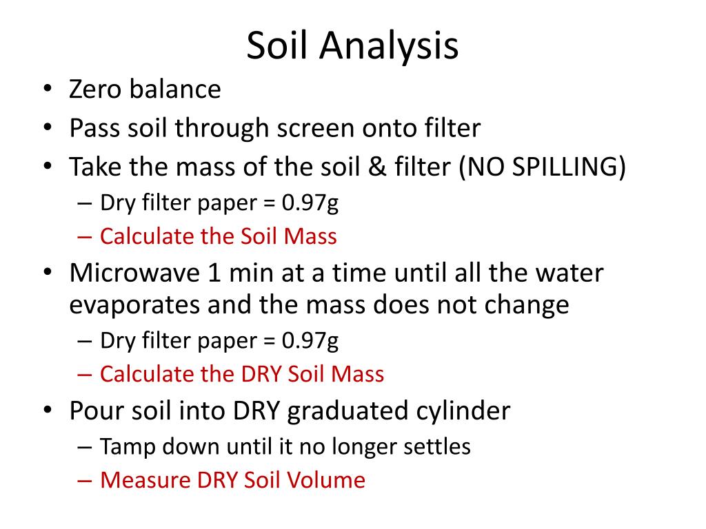 Soil Analysis Standard Methods at Margie Barker blog Soil Analysis Standard Methods at Margie Barker blog