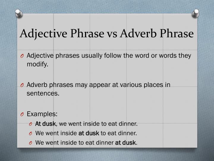PPT - Phrases and Clauses PowerPoint Presentation - ID:2536668