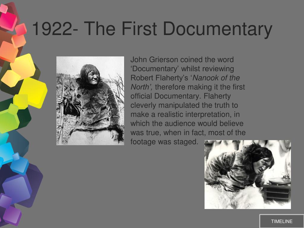 PPT - The evolution of Documentary By Victoria Emerson PowerPoint ...