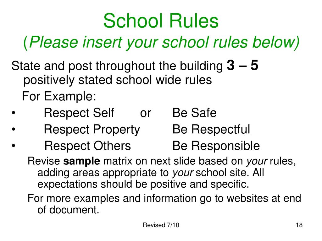PPT - School Name School-wide PBIS Plan (Discipline Plan) 2010-11 ...