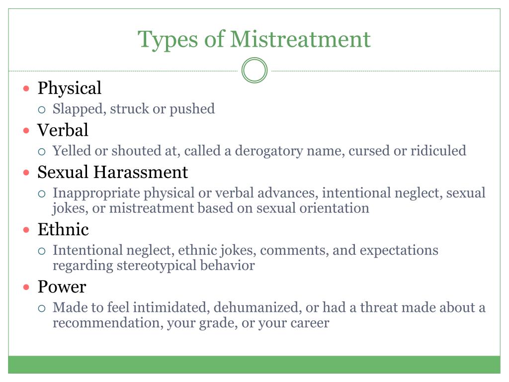 PPT - Student Mistreatment in the David Geffen School of Medicine ...