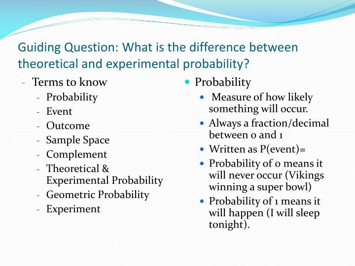 PPT - 11.2 Theoretical and Experimental Probability PowerPoint ... PPT - 11.2 Theoretical and Experimental Probability PowerPoint ...