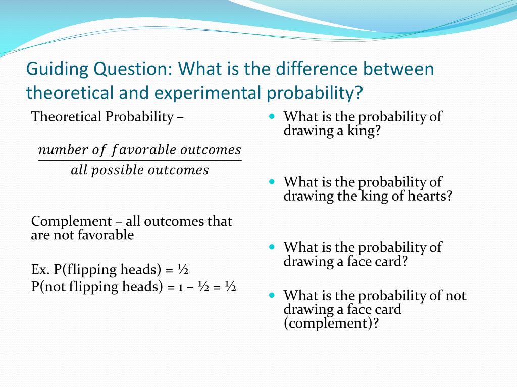 PPT - 11.2 Theoretical and Experimental Probability PowerPoint ... PPT - 11.2 Theoretical and Experimental Probability PowerPoint ...