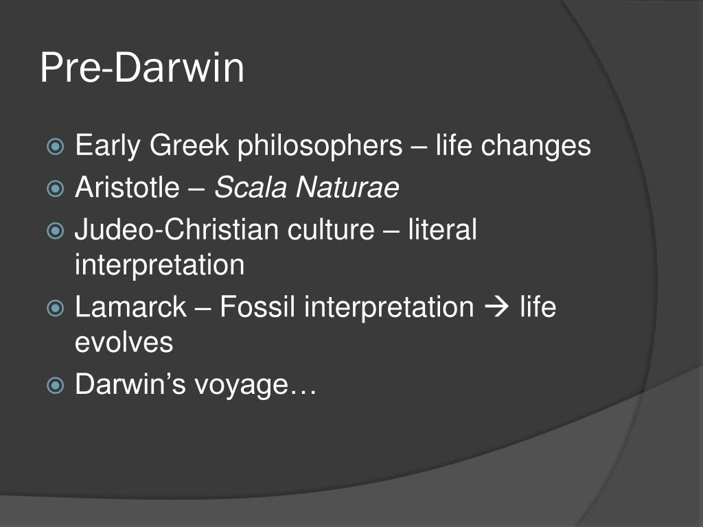 PPT - History of Evolutionary Thought PowerPoint Presentation, free ...