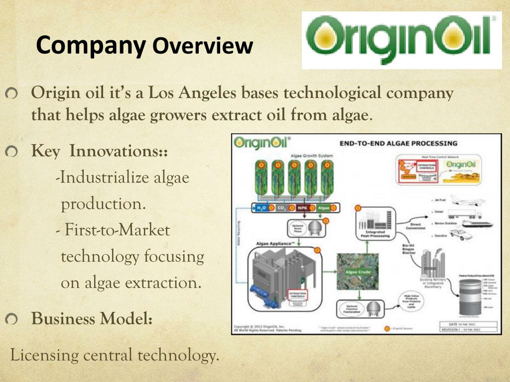 PPT - ORIGINOIL, INC. INNOVATION & MANAGEMENT PowerPoint Presentation ...