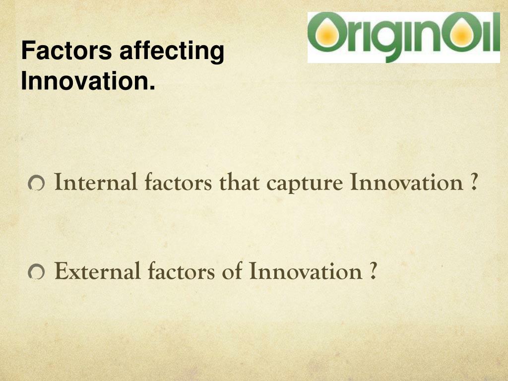 PPT - ORIGINOIL, INC. INNOVATION & MANAGEMENT PowerPoint Presentation ...