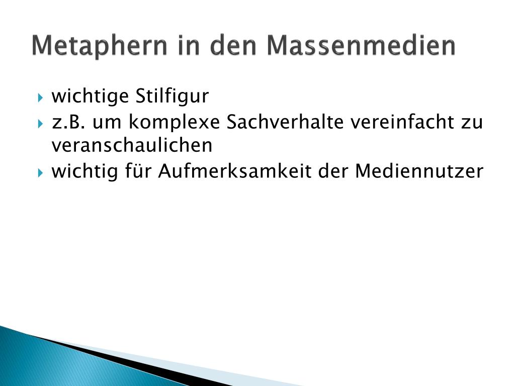 PPT - Metaphern in Schlagzeilen und Überschriften von Printmedien ...