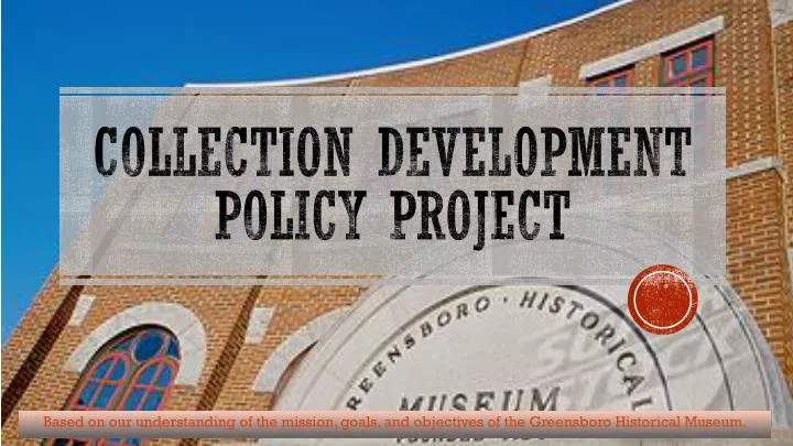 PPT - Collection development policy project PowerPoint Presentation ...